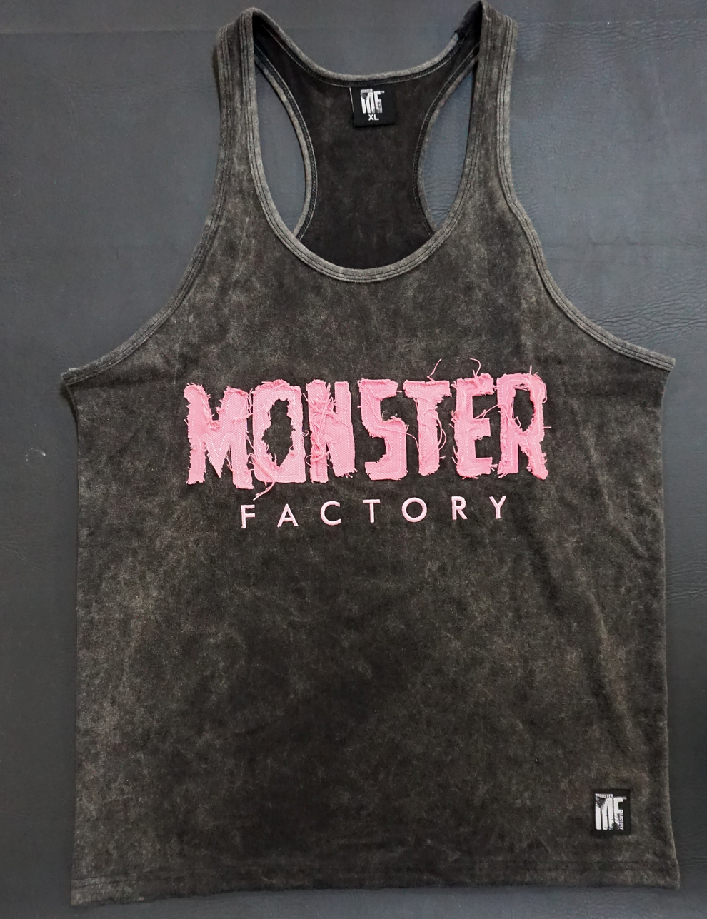Distressed Monster Factory Vest (Please read description)
